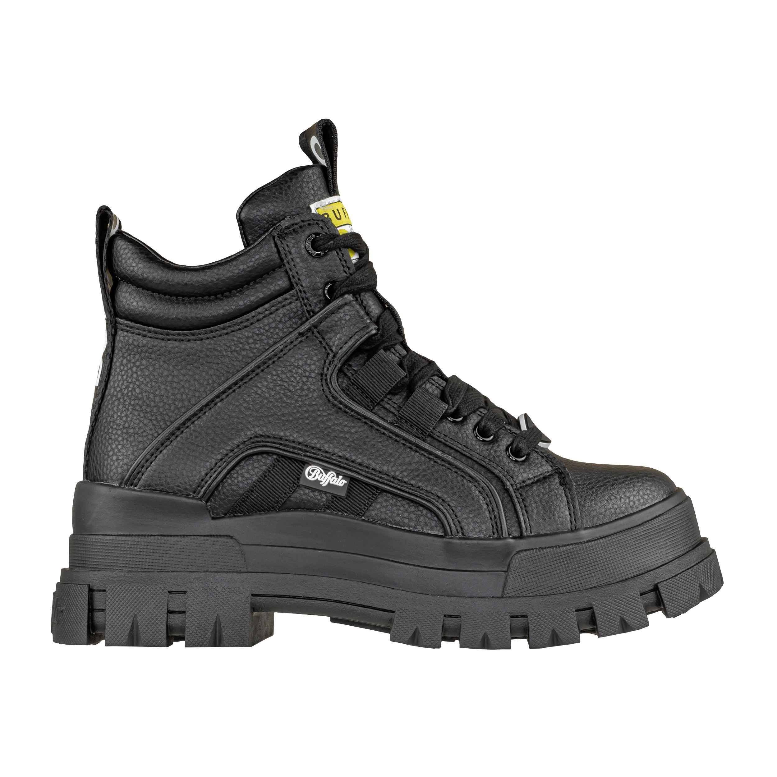 BUFFALO ASPHA NC MID - VEGAN BLACK – Loggi Shop